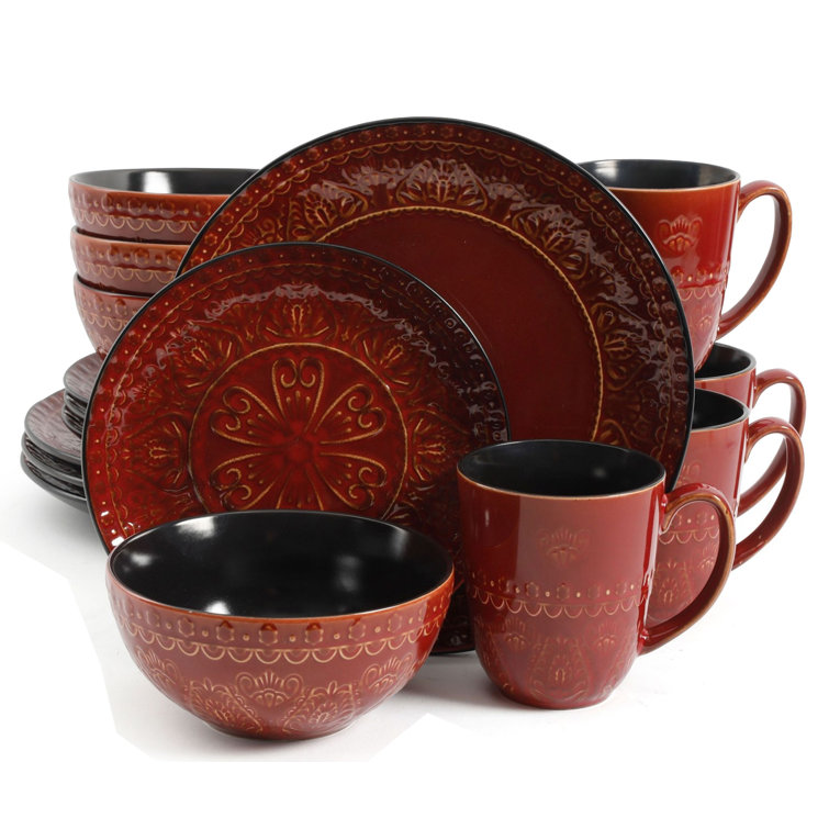 World Menagerie Jonesy Stoneware Dinnerware - Set of 16 & Reviews | Wayfair World Menagerie Jonesy Stoneware Dinnerware - Set of 16 & Reviews | Wayfair